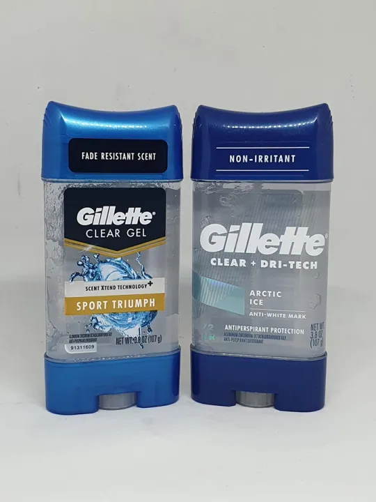 Gillette Antiperspirant Deodorant for MEN Clear Dri-Tech Arctic Ice 107g | Lazada PH