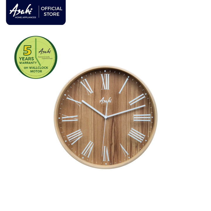 Asahi W 7008 Round Wall Clock 12 inches | Lazada PH