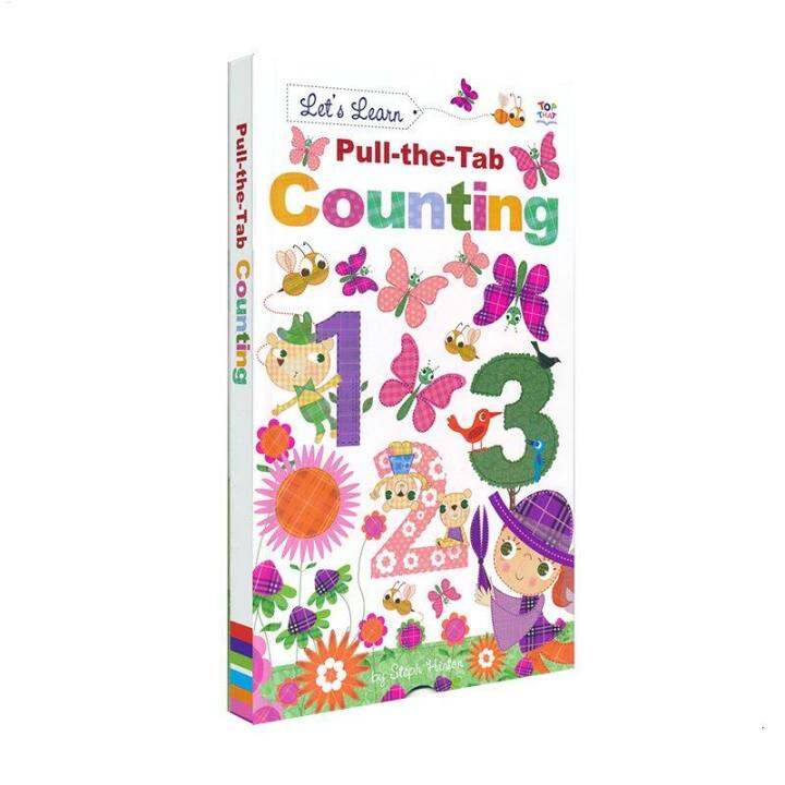 Pull the tab counting" children's English books for children | Lazada.co.th