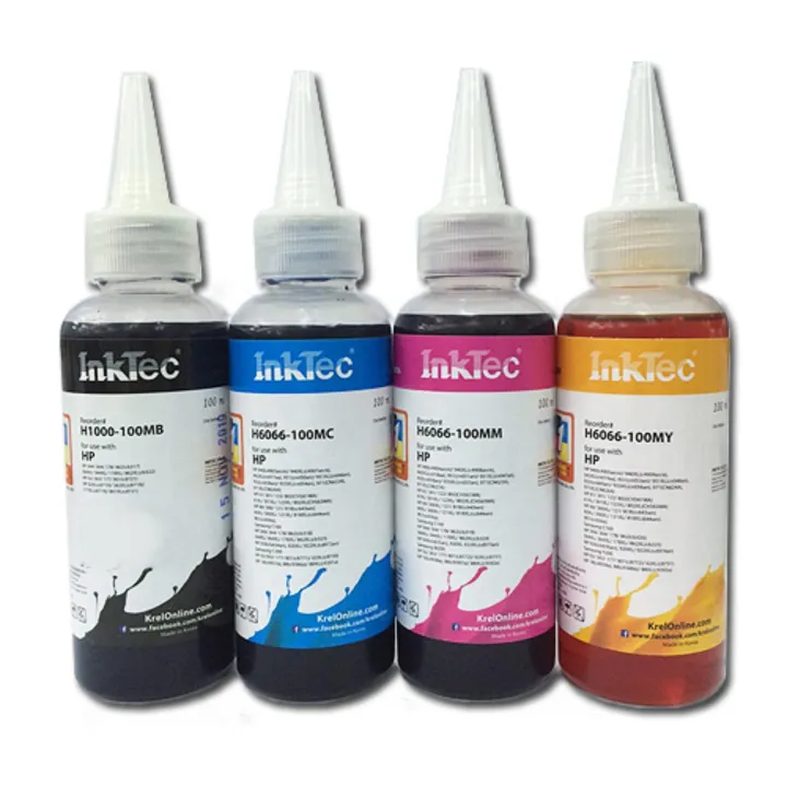 พร้อมส่ง InkTec น้ำหมึกเติม Tank สำหรับเครื่อง HP ขนาด 100 ml. | Lazada ...