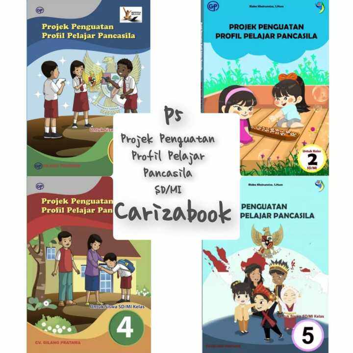 HARGA SATUAN buku p5 SD/MI kurikulum merdeka kelas 1 2 3 4 5 6 PROJEK ...