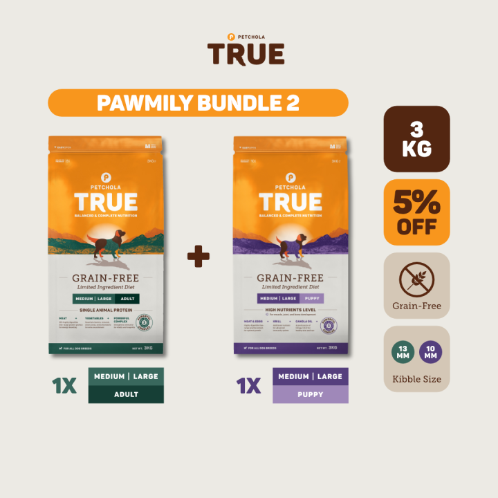 PAWMILY BUNDLE 2 Mini | Small (3KG) | Lazada PH