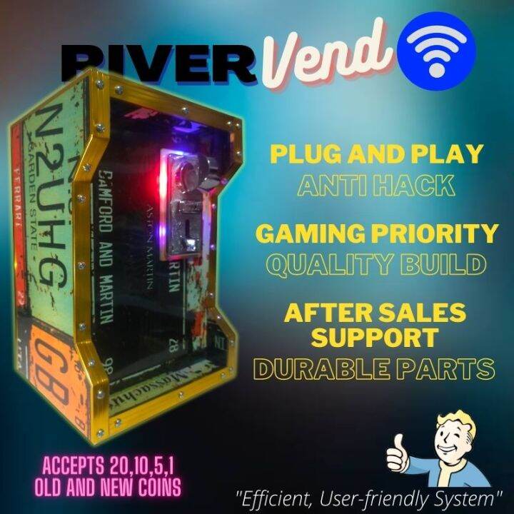 Piso Wifi Vendo Machine Full Set Easy Setup Anti Hack Gaming Priority ...