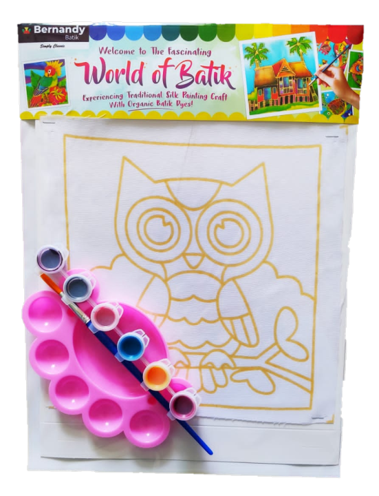 Bernandy DIY Batik Painting Kit 自助巴迪染色套件 Batik 107 - Owl | Lazada