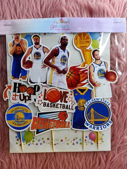 GOLDEN STATE WARRIORS THEME CUPCAKE TOPPERS | Lazada PH