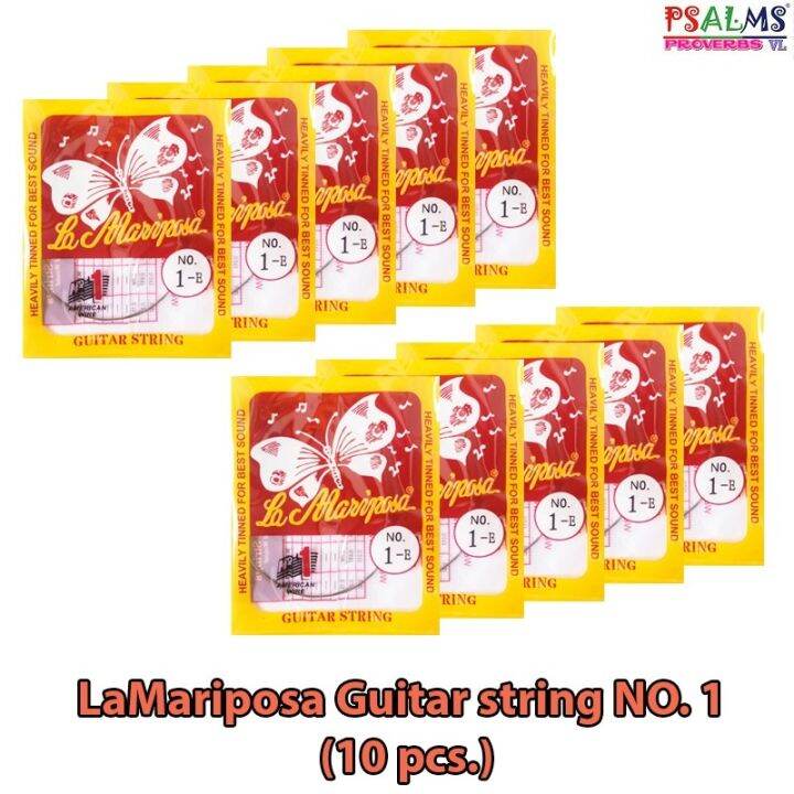 LaMariposa guitar string no. 1 (10 pcs.) | Lazada PH
