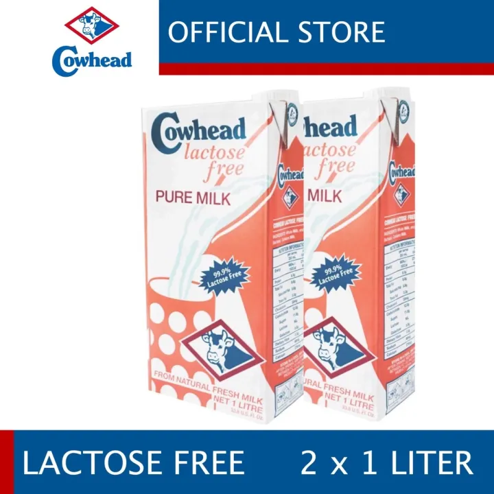 Bluemin Cowhead Lactose Free Milk 1L x 2 [Cowhead - Fresh Milk - UHT ...