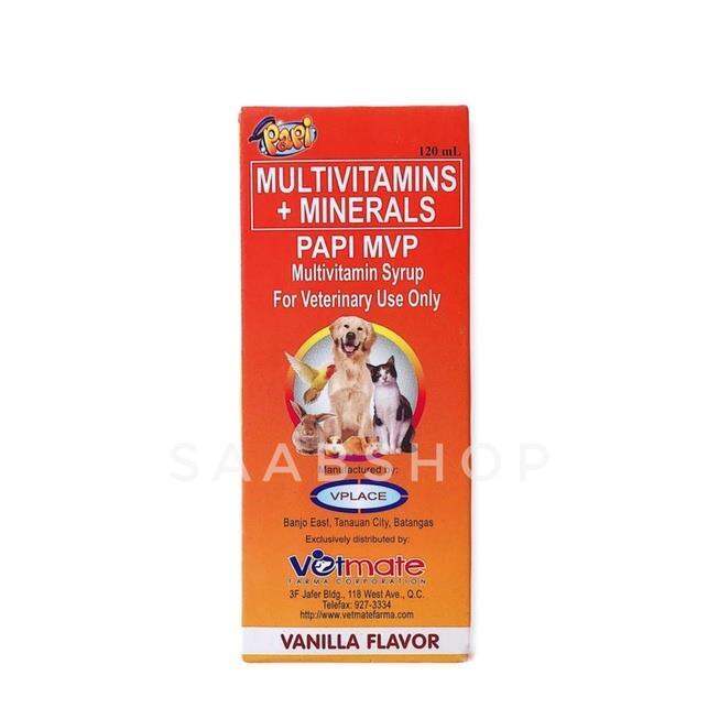 PAPI MVP Multivitamins Minerals (120ml) | Lazada PH