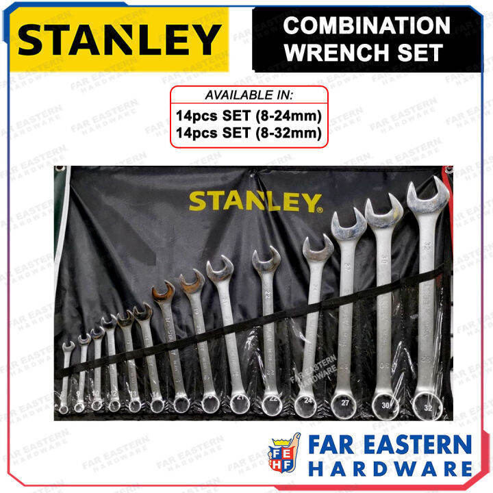 STANLEY Combination Wrench Spanner 14pcs Set Close Open STHT | Lazada PH