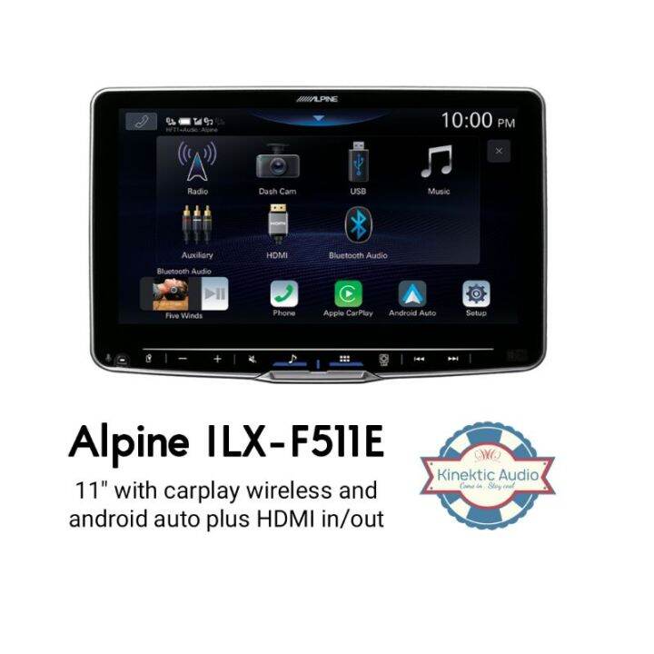 Alpine iLX-F511E - 11 INCH WITH CARPLAY WIRELESS AND ANDROID AUTO PLUS ...