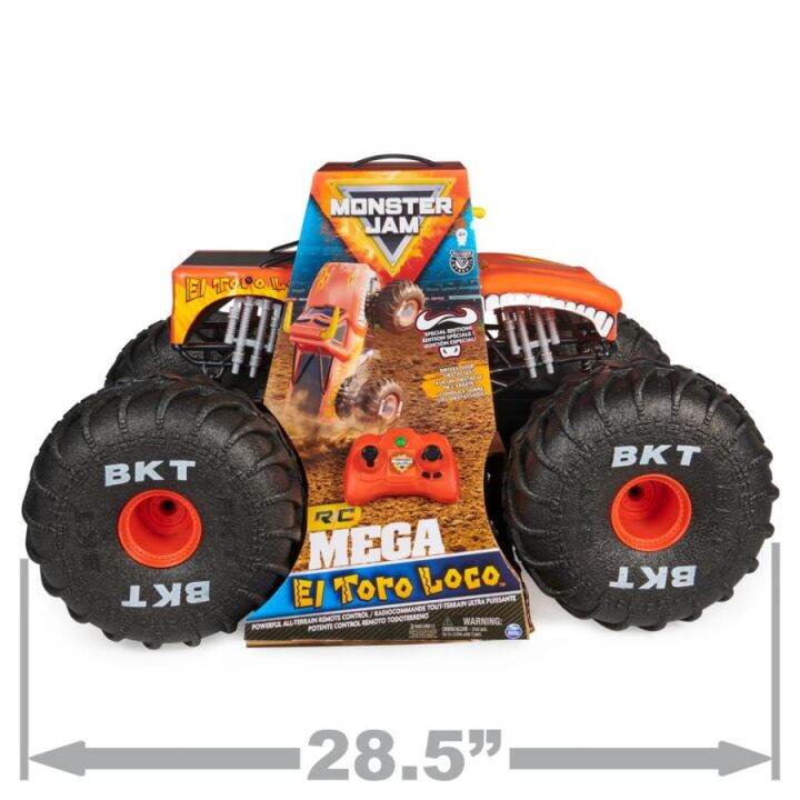 Monster Jam MEGA El Toro Loco All-Terrain Remote Control 1:6 Scale ...