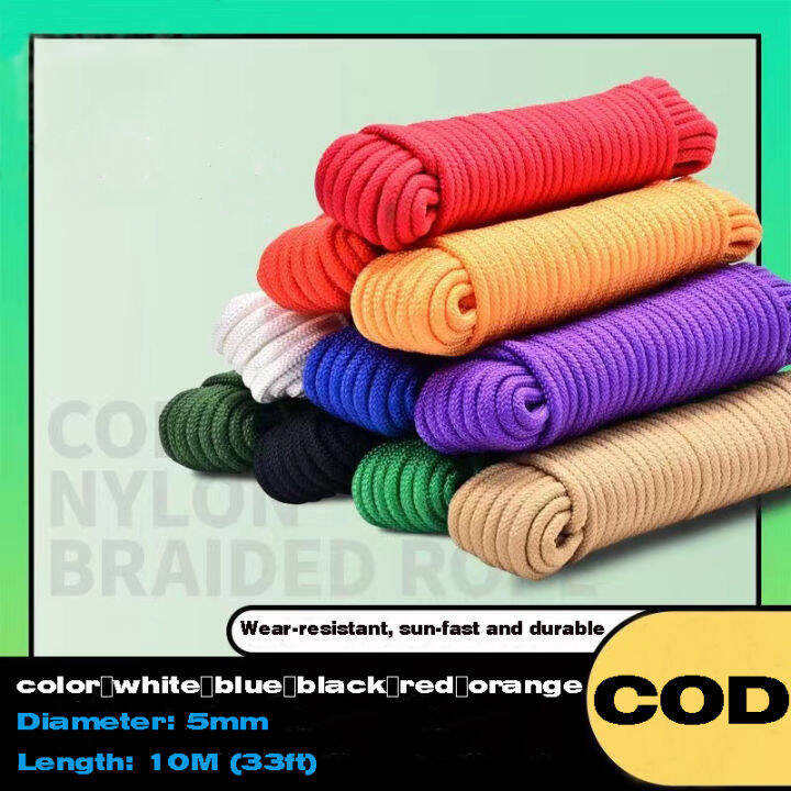 Multi-color multi-functional safety rope, length 10m, diameter 5MM ...