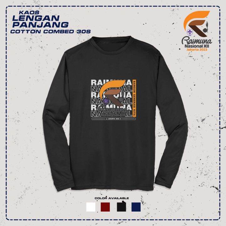 Kaos Pramuka Raimuna Nasional Logo Lengan Panjang | Lazada Indonesia
