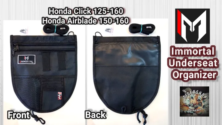 Honda Click Airblade Underseat Organizer - Immortal Motobag - Honda ...