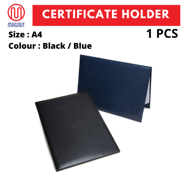 1pcs - A4 PVC Certificate Holder (Hard Cover) Sijil Folder | Lazada