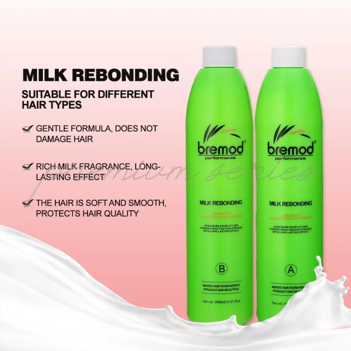 Bremod Hair Rebonding Set Straight Smooth Hair Original 2IN1 (A&B) Set ...