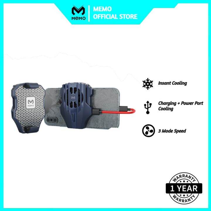 MEMO DL02 Fancooler Gaming Cooler For Mobile Phone | Lazada Indonesia