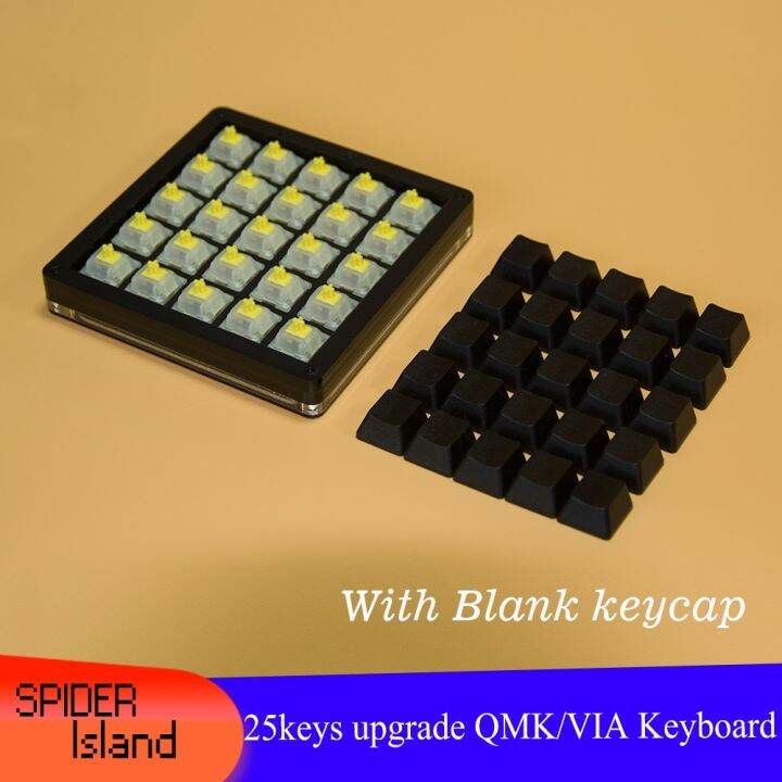 QMK Keyboard VIA Function 25 keys Macropad DIY Gateron/Cherry Switch ...