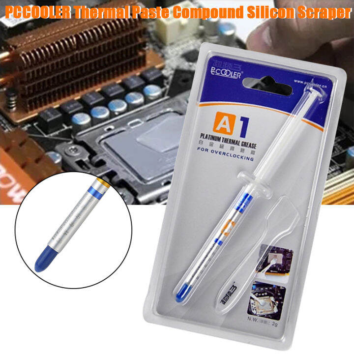 PCCOOLER Thermal Paste Compound Silicon Scraper CPU HeatSink GPU ...