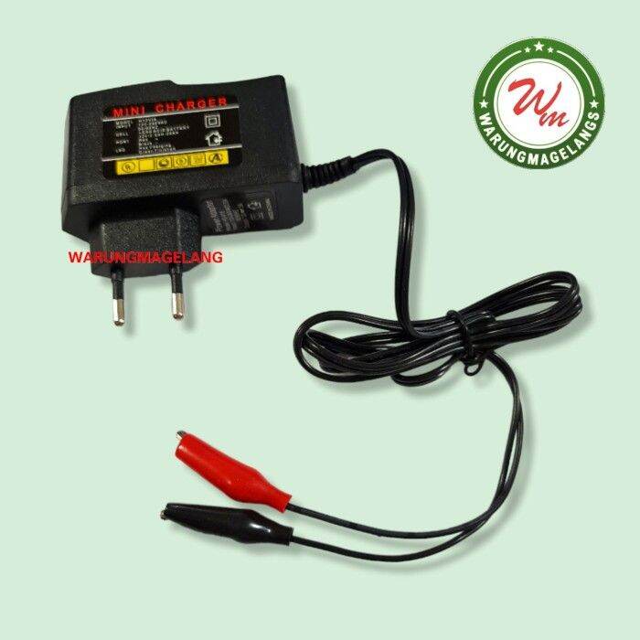 Mini Charger accu aki sepeda motor 12 volt mini chas cas baterai casan ...