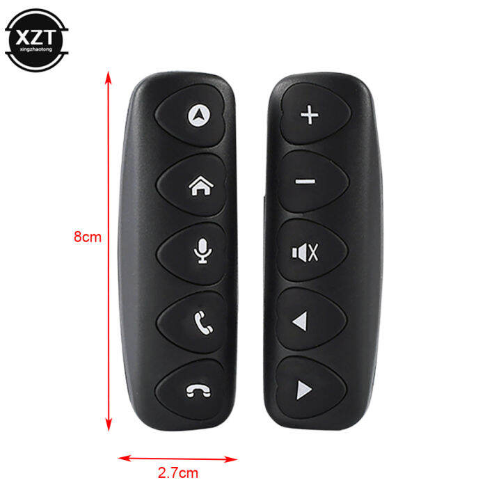 10 Keys Wireless Car Steering Wheel Control Button for Car Radio DVD ...