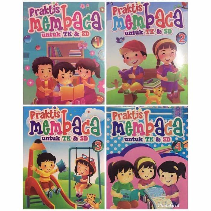 Praktis Membaca 1-4 , Belajar Membaca untuk PAUD TK dan SD | Lazada ...