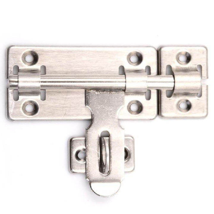 Barrel bolt - Stainless with Hasp ( 4" , 6" ) | Lazada PH