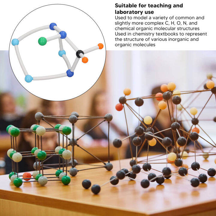 Molecular Structure Model PP Interesting 3D Modeling Vibrant Color ...