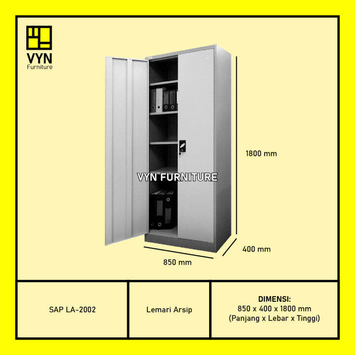 Lemari Arsip Besi Kantor LA 2002 | Lazada Indonesia