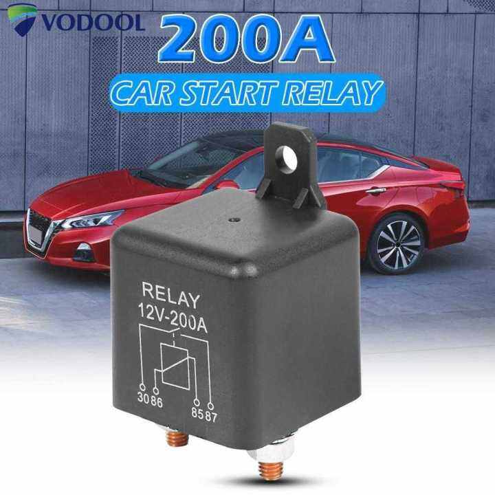 12V 200 Amp Heavy Duty Split Charge/Winch Relay for Car Van Boat 4 Pin ...