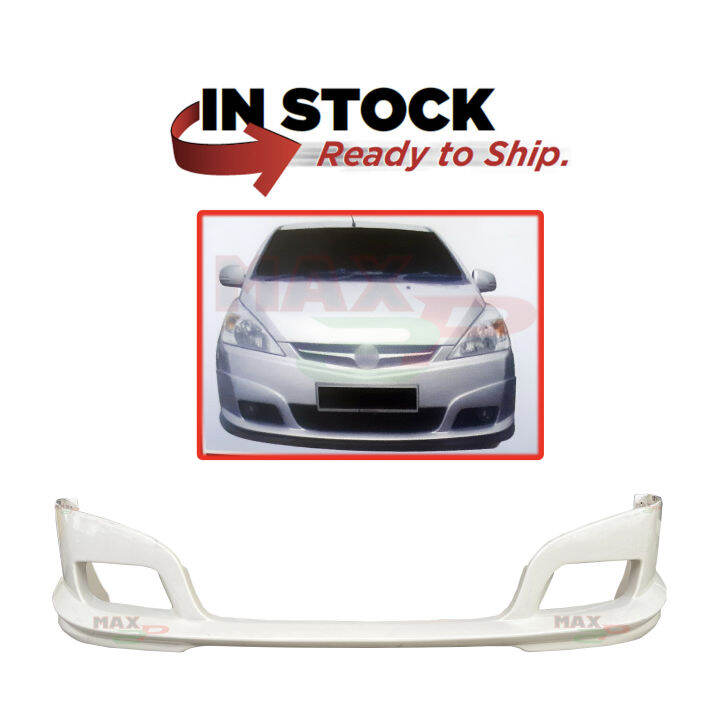 Proton Exora (2009) Front Skirt Skirting Bumper Lower Lip Spoiler ABS ...