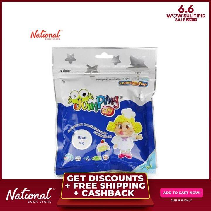 Jumping Clay Air Dry Modelling Clay B1 Blue 50 Grams | Lazada PH