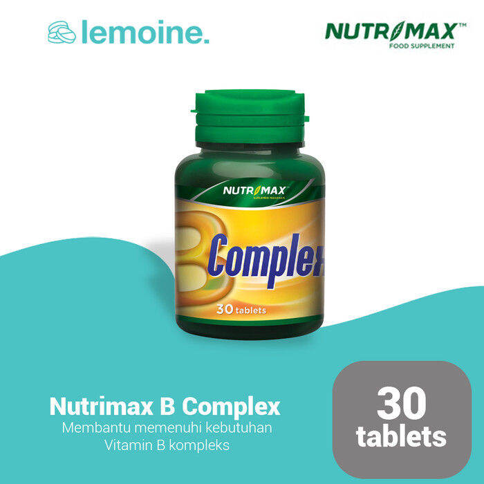 Nutrimax B Complex 30 Tablets Vitamin B Complex | Lazada Indonesia