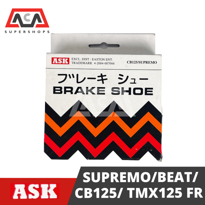 ASK Brake Shoe CB125 (CB 125)/Supremo | Lazada PH