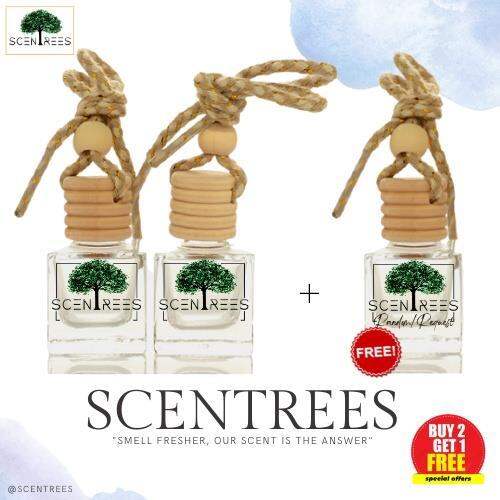 Scentrees bundles Buy 2 take 1 Pure natural oil Hanging Diffuser / Scent Car Hang Diffuser ...