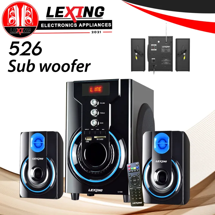 LEXING LX-526 2.1 SUBWOOFER | Lazada PH