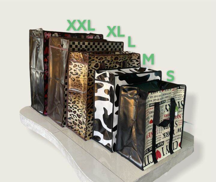 SAKO BAG SMALL WITH ZIPPER Assorted Design 35cmx38cmx20cm | Lazada PH