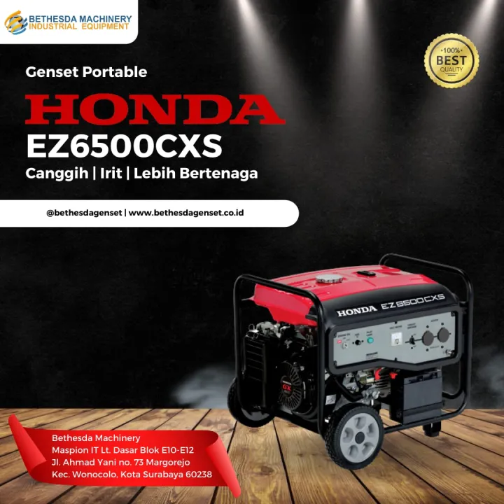 Genset Honda EZ6500CXS 5000 WATT - HONDA GENSET PORTABLE | Lazada Indonesia