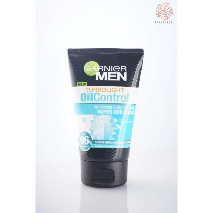 Garnier Men Turbolight Oil Control Super Duo Foam 100 ml | Lazada Indonesia