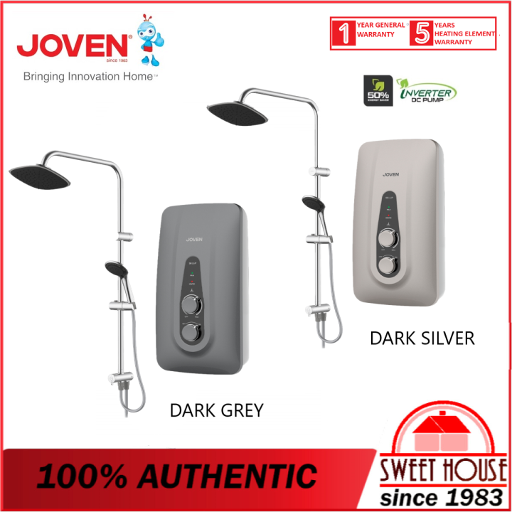 Joven Instant Water Heater DC Pump SB11iP Series Inverter 5-Spray Pattern Showerhead SB11iP l ...