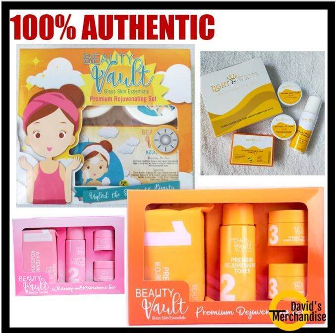 Beauty Vault Premium Rejuvenating Set & Whitening Maintenance Set ...