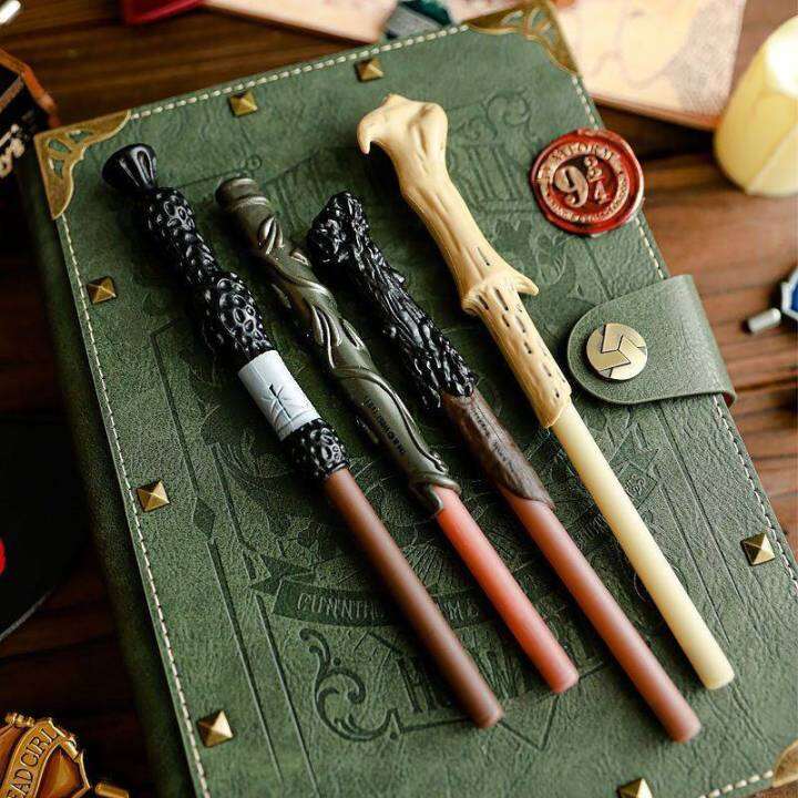 Harry Potter Magic Stick Magic Wand Pen Hermione Dumbledore Metal Core ...