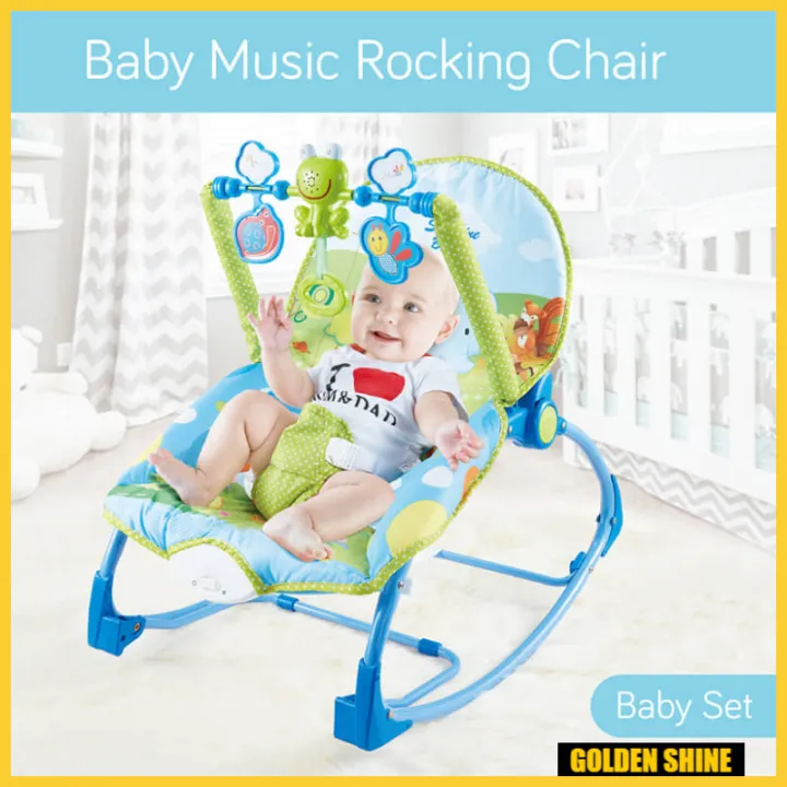 Baby multi-functional electric shake chair baby soothes music ...