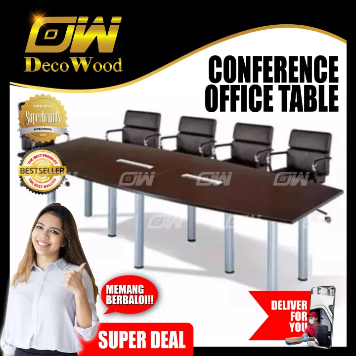 10-FEET CONFERENCE OFFICE TABLE / OFFICE DESK / OFFICE MEETING TABLE ...
