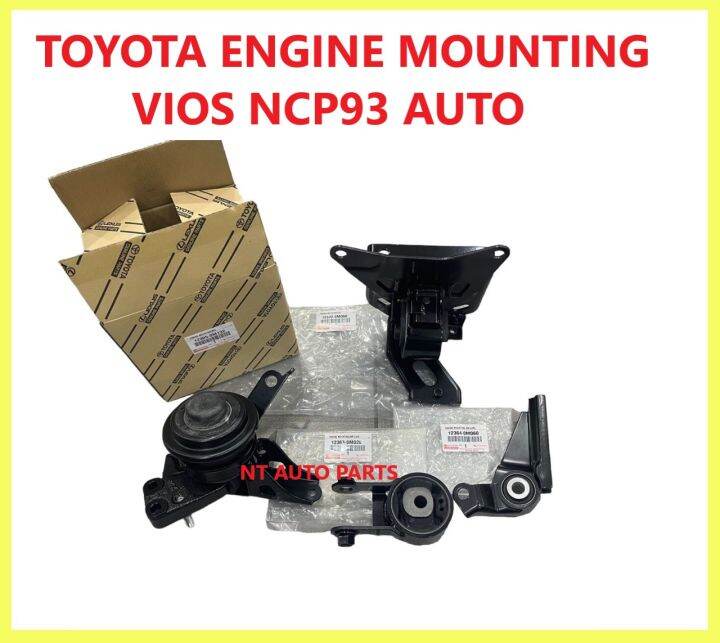 100% ORIGINAL TOYOTA VIOS NCP93 ENGINE MOUNTING AUTO 2008-2013 MADE IN ...