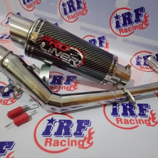 knalpot racing PROLINER carbon cocok buat motor matic Mio,Mio J,Mio ...