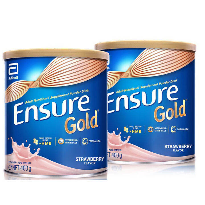 ensure gold strawberry 800g (2 cans of 400g)-aug 2023 exp | Lazada PH