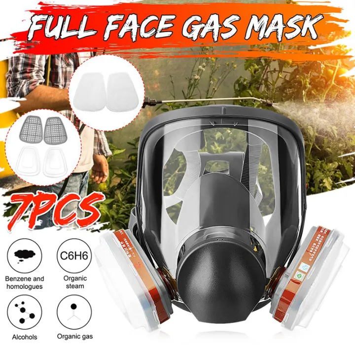 Masker Gas Acid Full Face Respirator Keren dengan Filter Safety Mask ...