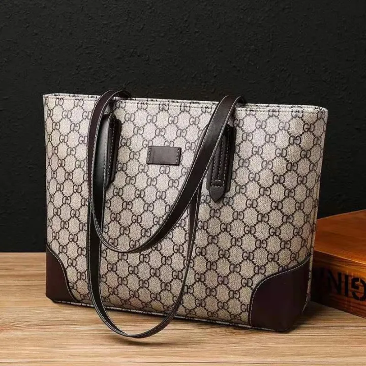 Malaking bag pambabaeng naka-istilong bagong texture ng katad na may ...