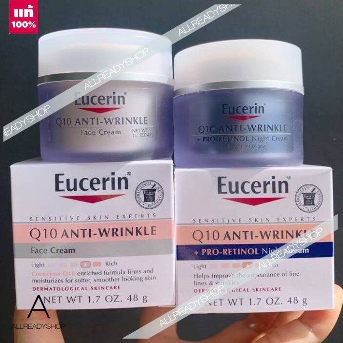 ⭐️ของแท้พร้อมส่ง⭐️ ️️ Eucerin, Q10 Anti-Wrinkle + Pro-Retinol DAY ...